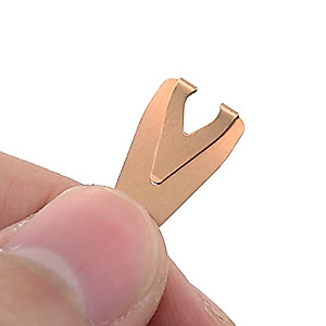 Book Line Markers ZZHXSM 12pcs Rose Gold Metal Bookmarkers Page Darts Mixed Book Markers for Reading Teachers Students Book Lovers