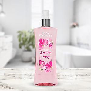 Body Fantasies Signature Fragrance Body Spray, Pink Sweet Pea Fantasy, 8 fl oz