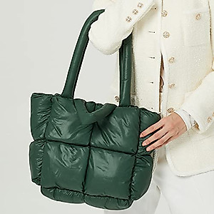 Cotton Handbag Large Tote Women Shoulder Bags Down Cotton Crossbody Bag Trend Crossbody Bag