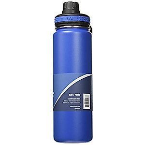 Takeya Actives Insulated Stainless Steel Water Bottle with Spout Lid, 24 Ounce, Bluestone & Originals Vacuum Insulated Stainless Steel Water Bottle, 24 Ounce, Navy