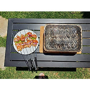 CHARBOX, Fun Pack (1-4 People) Disposable BBQ Charcoal Grill/Portable/Ready to Use/Lasts 3 Hrs!!/Recyclable/Barbecue Grill/Eco Friendly - Great for Camping,Tailgate & Backyard Parties!!!