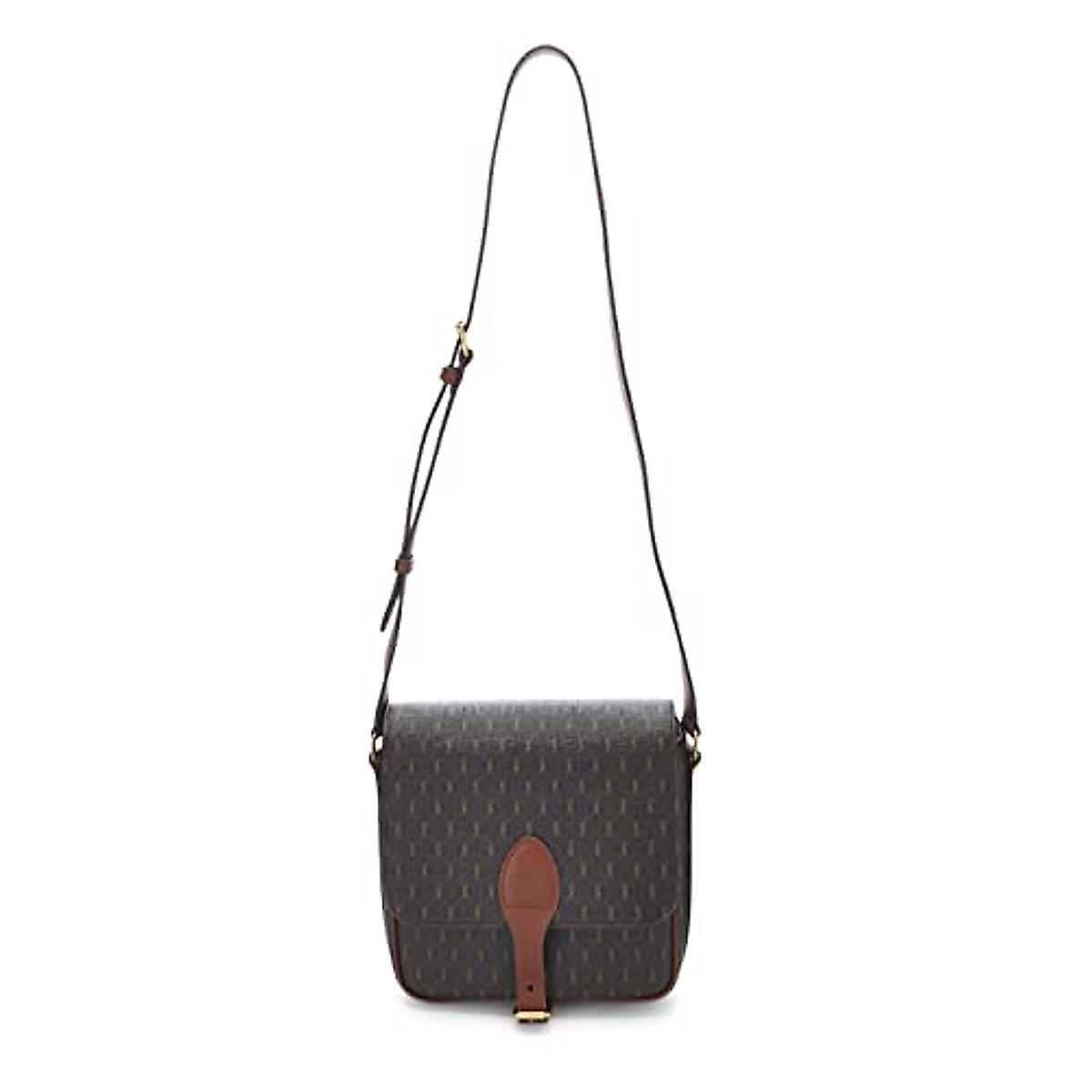 Yves Saint Laurent, Pre-Loved Brown Coated Canvas Le Monogramme Satchel Medium, Brown