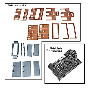 Outland Models Railroad Layout Large Factory with 2-Sided Loading Dock 1:160 N Scale