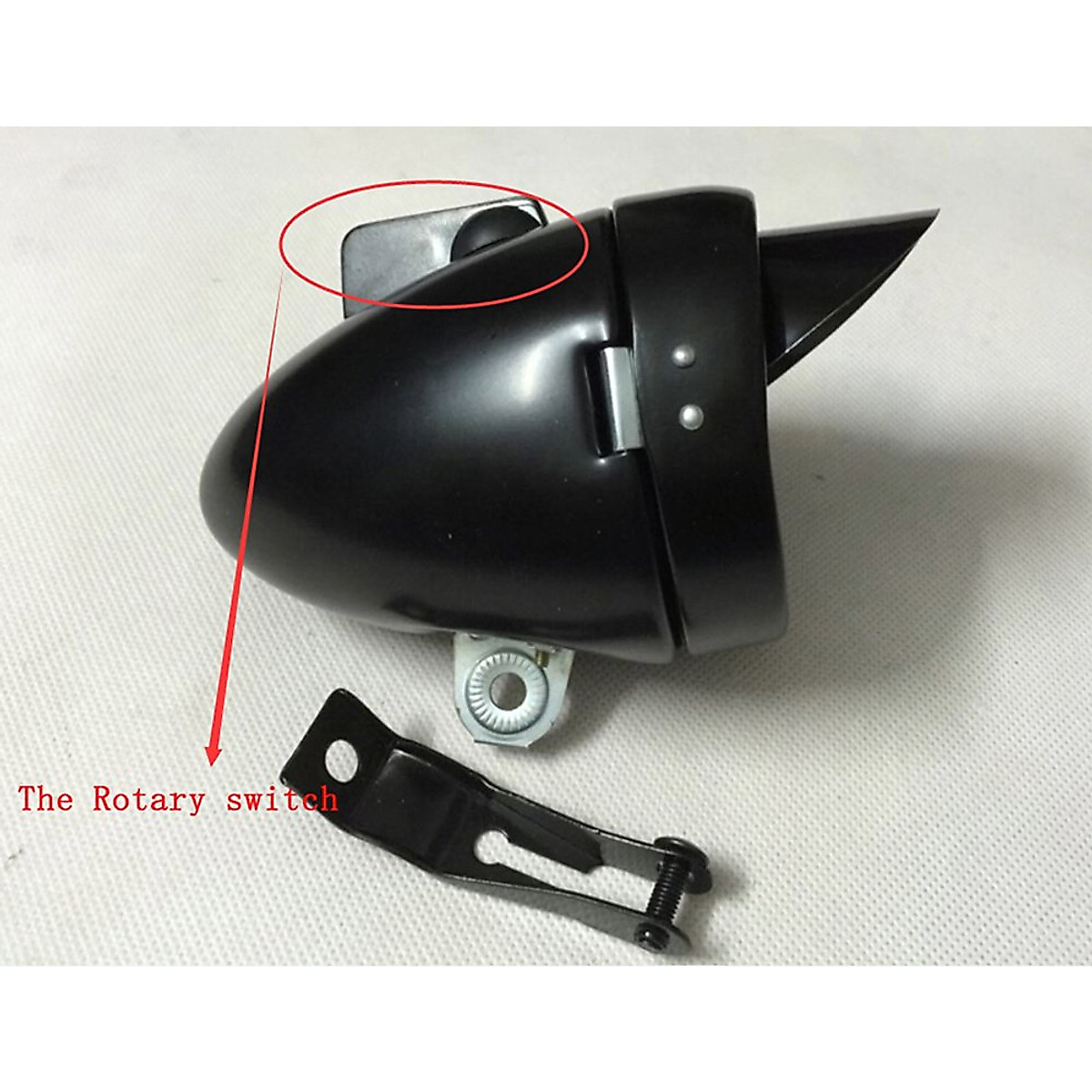 Cool Metal Shell Bright Classical Cool Bicycle Headlight Retro Vintage Bike LED Light Night Riding Safety Front Head Lamp Fog Headlamp