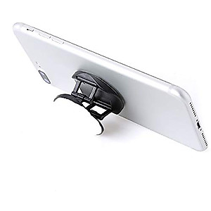 ATLLM Howlite White Marble Gemstone Crystal Phone Grip White Turquoise Collapsible Stand Holder for Cellphone and Tablet