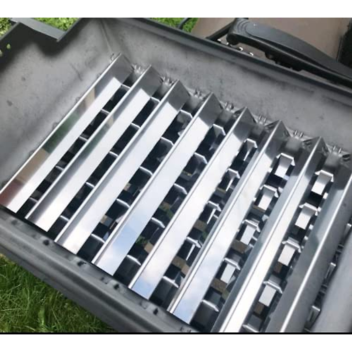 Htanch SG538 (13-Pack) Stainless Steel Flavorizer Bars Replacement for Weber 7538 9813 Weber Genesis 1000-5500, Platinum I & II Gas Grills