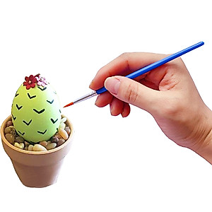 50 Pcs Pointed Round Brushes Set for Kids/Students/Starter/Teens/Children ，Detail Paint Brushes Bulk for Art Class Painting/Painting Party/Acrylic Oil Watercolor，Short Plastic Handle Paintbrushes