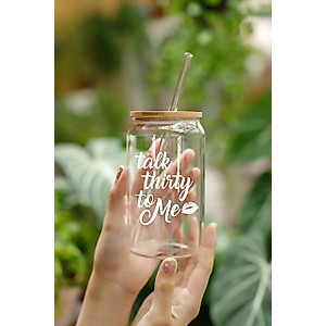 NewEleven 30th Birthday Gifts For Her, Women - 1994 30th Birthday Decorations for Women, Her - 30 Year Old Gifts Idea for Best Friend, BFF, Sister- 16 Oz Coffee Glass