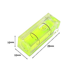 11pcs Mini Level Picture Hanging Spirit Bubble Level, 10x10x29mm Square Level Mark Measuring Tools