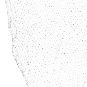 200 Pack Reusable Nylon Mesh Produce Bags, for Vegetables, Fruit, Seafood Boil Party Supplies (White, 23.6 In)