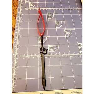Fandom Emporium SAO Kirito's Sword Ornament Gift Christmas Tree Winter Holiday Fandom Teen Adult Present Fan Pendant Durable