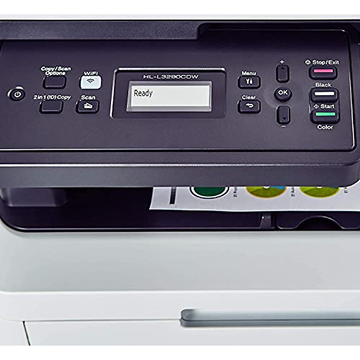 Brother L-3290CDW Series Compact ALL-in-One Business Home/Office Digital Color Printer I Print Copy Scan I Wireless I Mobile Printing I Auto 2-Sided Printing I 25 PPM I 250 Sheets/Tray + Printer Cable