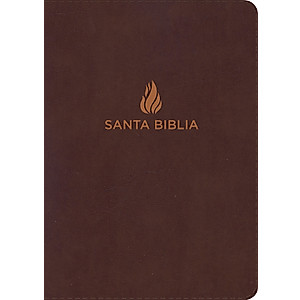 NVI Biblia Compacta Letra Grande marrón, piel fabricada (Spanish Edition), Font size 7.5 pt