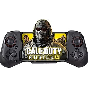 Megadream Mobile Gaming Controller for iPhone iOS Android PC Wireless Gamepad Joystick for iPhone 15/14/12/11, iPad, MacBook, Samsung Galaxy S22/S21/S20, TCL, Tablet, PC - 18+ Hour Battery Life - COD