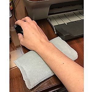 Ergonomic Wrist Rest Bean Bag for Computer Mouse for Pain Relief of Tendinitis, Carpal Tunnel, and Forearm Discomfort
