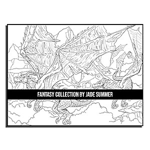 Fantasy Collection: An Adult Coloring Book with 100+ Incredible Coloring Pages of Mermaids, Fairies, Vampires, Dragons, and More!