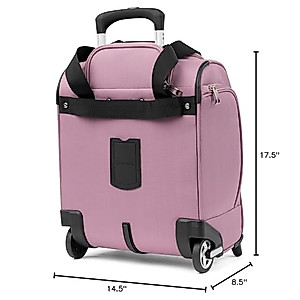 Travelpro Luggage Maxlite 5 Softside Lightweight Rolling Underseat Compact Carry on Upright 2 Wheel Bag, Men and Women, Orchid Pink Purple, 15-Inch