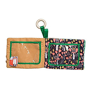 Manhattan Toy Camp Acorn Soft Photo Book Baby Toy 8" x 6" x 1.25"