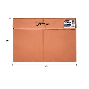 Star Products Cloth Tie Tape Art Portfolio, 20 x 14 x 2 Inches
