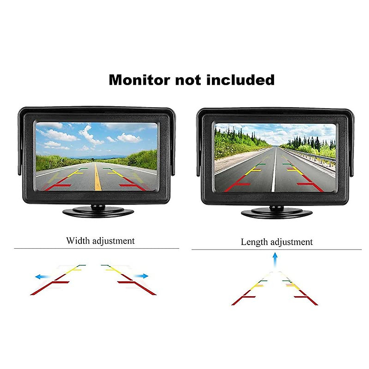 IHEX Auto License Plate Backup Camera Rear View Backup Camera Universal Backing Camera License Plate for Pickup Truck Car SUV 149° Perfect Angle Night Vision Waterproof