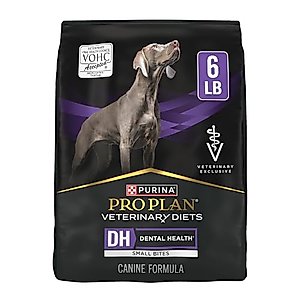 Purina Pro Plan Veterinary Diets DH Dental Health Small Bites Dog Food Dry Canine Formula - 6 lb. Bag