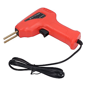 Upgraded Plastic Welder, Plastic Welding Kit Hot Stapler Plastic Repair Kit Torch With Staple Robust Practical Bumper Repair Stapler Plastic Welder Gun Kit(Red)