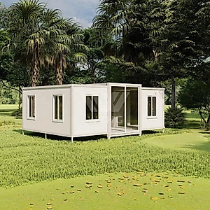 Expandable Container House Solar Prefabricated 20ft Office Folding Container House
