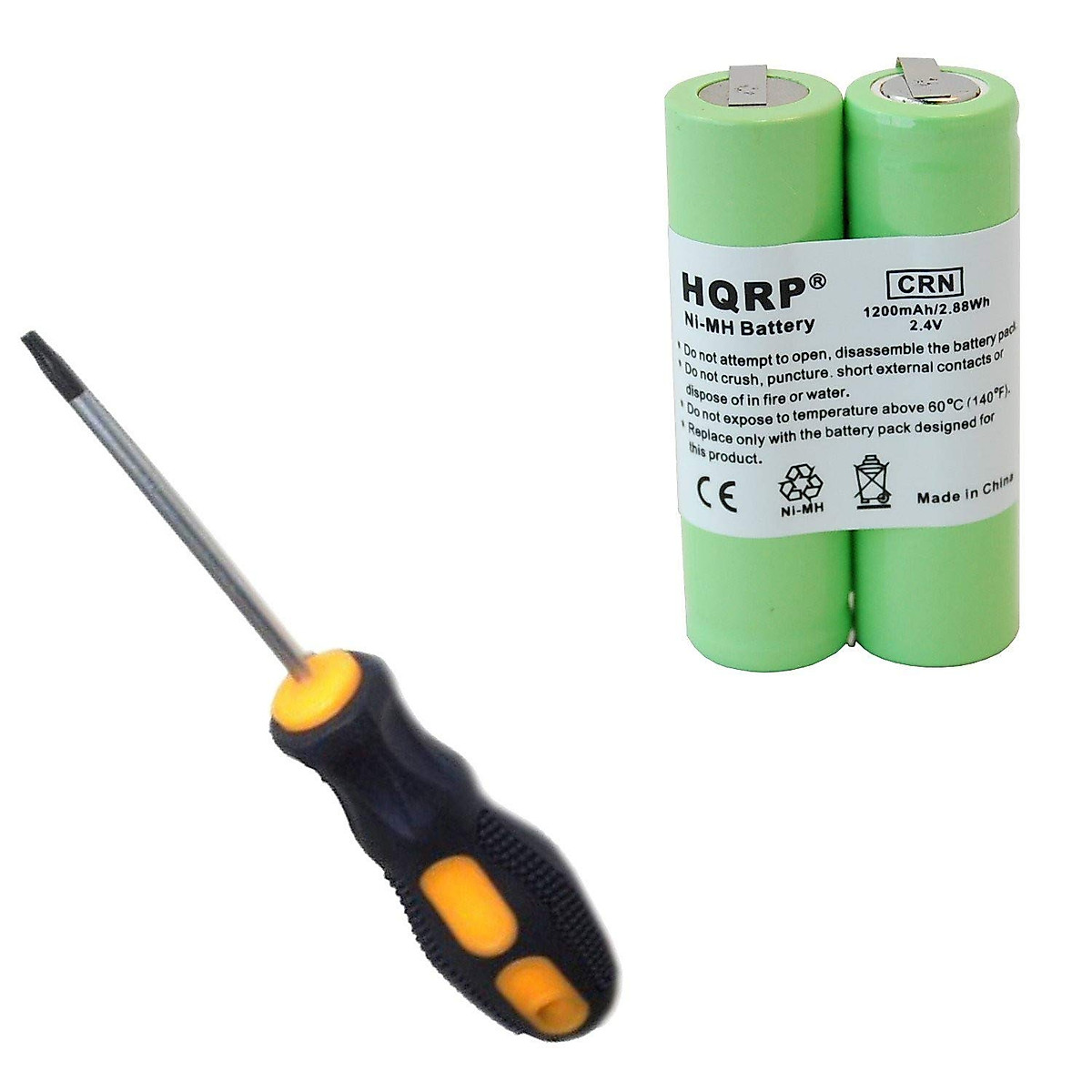 HQRP Battery Compatible with Philips Norelco 835RX 875RX 8825XL 8845XL 8846XL 885RX HQ8885 Razor/Shaver Plus Screwdriver