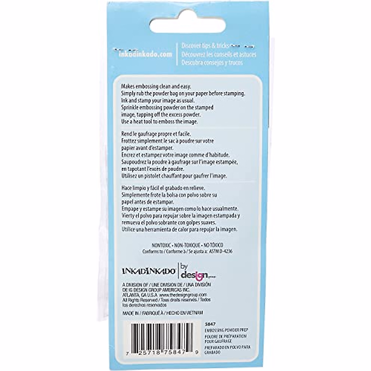 Inkadinkado Embossing Powder Tool