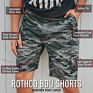 Rothco BDU Short P/C - Olive Drab, Medium