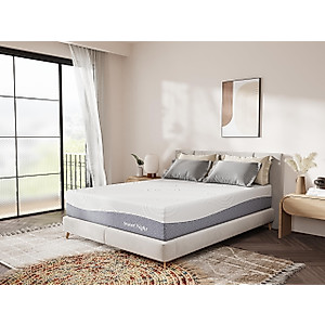 Sweetnight King Mattress, 12 Inch Gel Memory Foam Mattress for Comfy Sleep & Pressure Relief, Plush Foam Mattress with Motion Isolation, Mattress in a Box, Luna