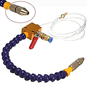 Mist Coolant Spray, System Mist Lubrication System Cardan Tube for CNC Lathe Mill Drill Machine 8mm Air Pipe Cooling Stone (#2)