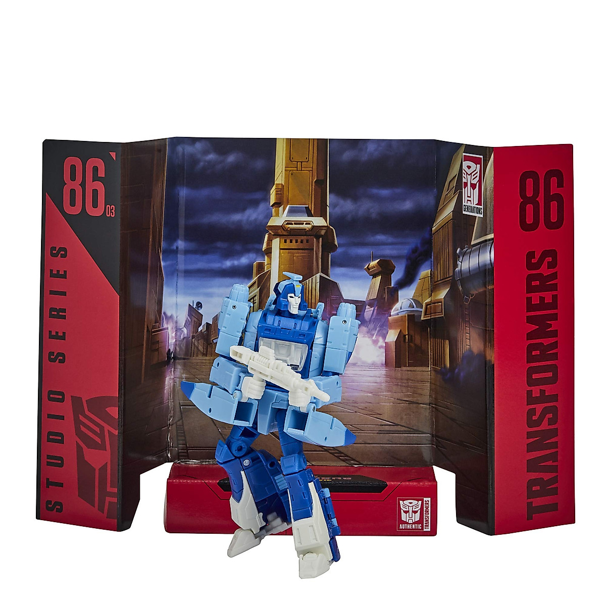 Transformers Toys Studio Series 86-03 Deluxe Class The The Movie 1986 Blurr Action Figure - Ages 8 and Up, 4.5-inch