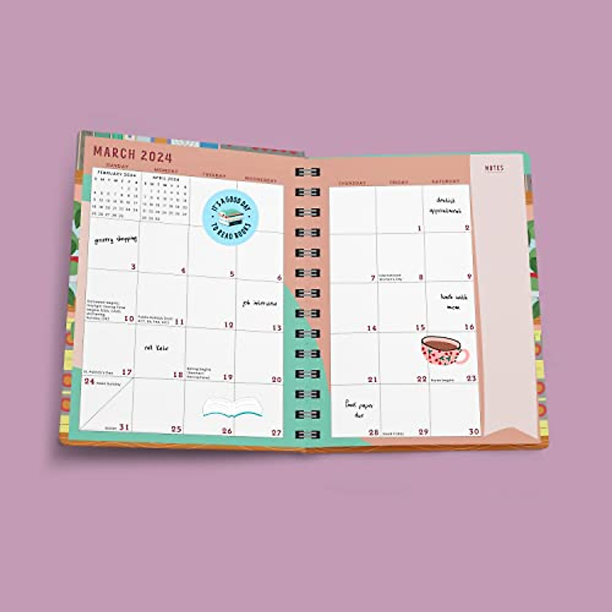 The American Library Association Recommended Reads and 2024 Planner: A 17-Month Book Log and Planner with Weekly Reads, Book Trackers, and More!