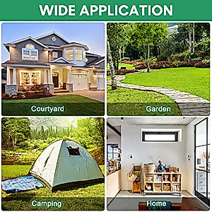 Kittmip 2 Pack Bug Zapper Solar Powered Led Mosquito and Insect Bug Zapper Light Outdoor Mosquito Traps Repellent Path Light for Garden Lawn Patio, Purple