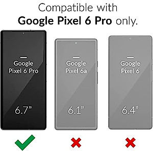 oakxco Google Pixel 6 Pro Magnetic Case Clear, Compatible with Magsafe Charging, Slim Fit Protective Phone Case for Pixel 6 Pro, Shockproof Soft Silicone TPU Bumper&Hard PC, Crystal Clear Anti-Yellow