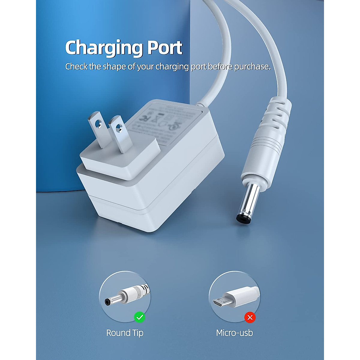 15W AC Charger Fit for Google-Nest-WiFi, Nest-Mini (2 gen) Smart Speaker Power Adapter Supply Cord Cable