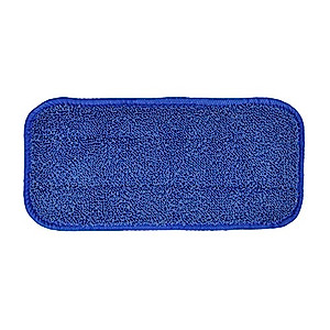 CleanAide® All Purpose Twist Yarn Microfiber Mop Pads 10 Inches Blue 6 Pack