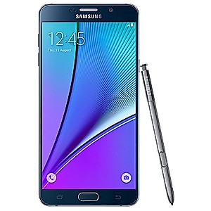 SAMSUNG Galaxy Note 5 Verizon Wireless CDMA No-Contract 4G LTE Smartphone with Stylus Pen - Black Sapphire