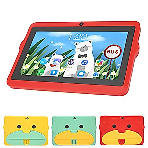 Cyllde Kids Tablet, Low Blue Light Technology LED Screen and IPS HD Display, 5gwifi Dual Band 5000 mAh Battery Built in Popular Apps, Suitable for Animations, e Books(Yellow)