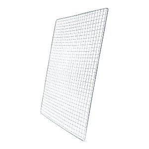 portable campfire barbecue grill wire mesh rack mat grate for stove charcoal, Rectangular, 17.7 inch , Stainless steel color