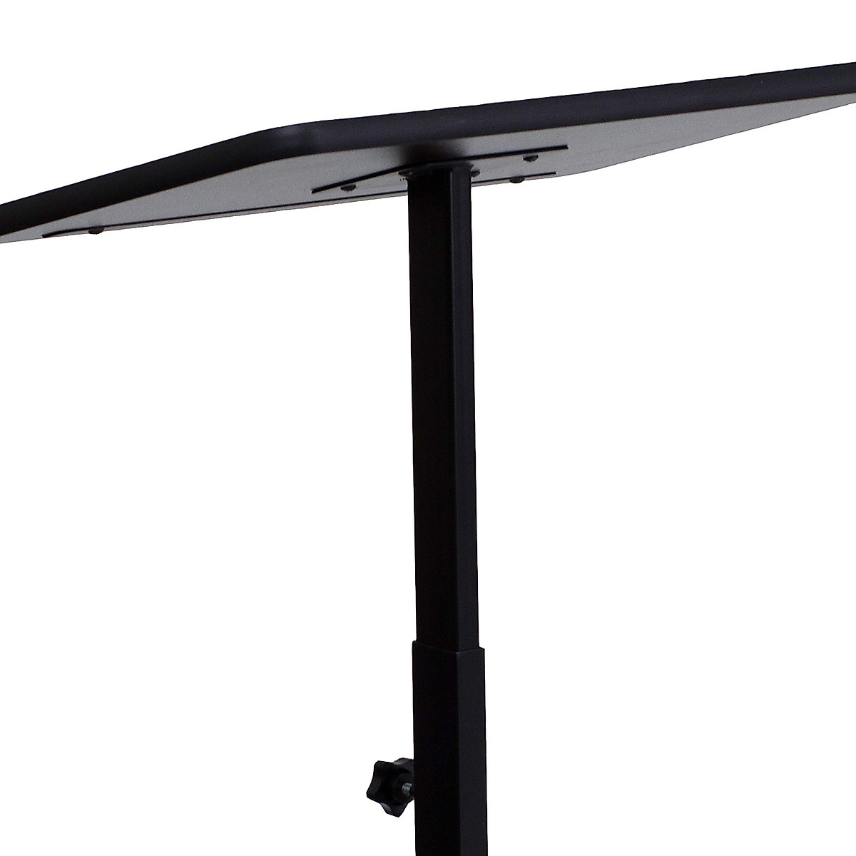 Flash Furniture Mysta Adjustable Height Metal Lectern, Mahogany