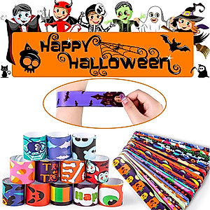Sibucor 114 Pcs Halloween Party Favors Toys for kids,Pop Fidget Treat Bags Toys for Boys Grils,Treasure Box Toys,Classroom Prizes,Pinata Filler Goodie Bag Stuffers,Treasure Chest,Carnival Bulk Prizes