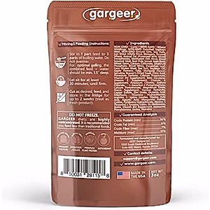 Gargeer Bugs and Insects Food. Complete Gel Diet for Roaches, Crickets, Worms, Dubia, Fly, etc. Made in The USA, Using Premium Nutritional Ingredients. 3oz Powder Turns into 1 Pound of Ready Food.
