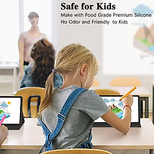 2023 Stylus Pens for Touch Screens, Kenkor Crayon Stylus for Kids Pencil Shape 3 Pack of Pink Blue Yellow Universal Capacitive Stylus Compatible with ipad/iPhone/Android/Kindle/Samsung/Microsoft