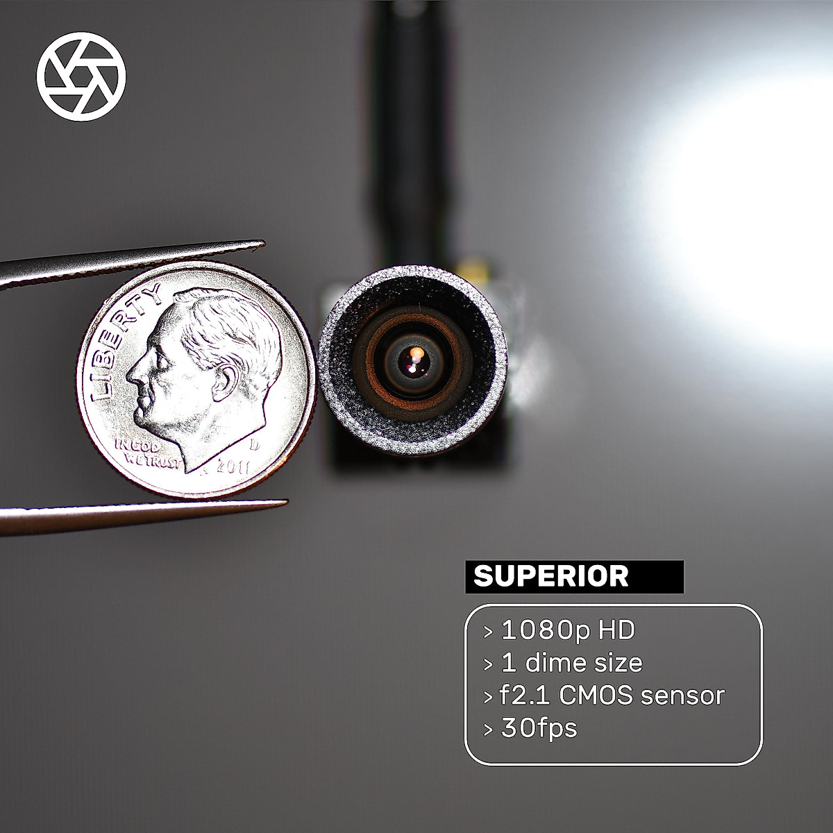 Center Cam Middle-Screen Webcam - 1080p Plug & Play USB Webcam, Adjustable Webcam for Laptop and Desktop for Home Video Conferences