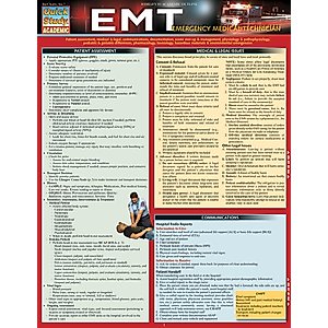 EMT - Emergency Medical Technician QuickStudy Laminated Reference Guide (QuickStudy Academic)