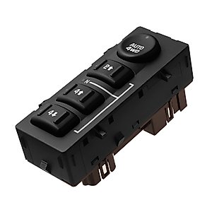 4x4 Switch 4WD Wheel Drive Switch for | 2003-2007 Chevy Silverado Suburban Avalanche Tahoe, GMC Sierra Yukon, Cadillac Escalade | Replaces OE# 19259313, 901-072