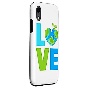 iPhone XR Environmental Science Gifts Love World Earth Day Case