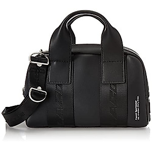 Lacoste womens Small Bowling Bag Satchel, Noir, no size US
